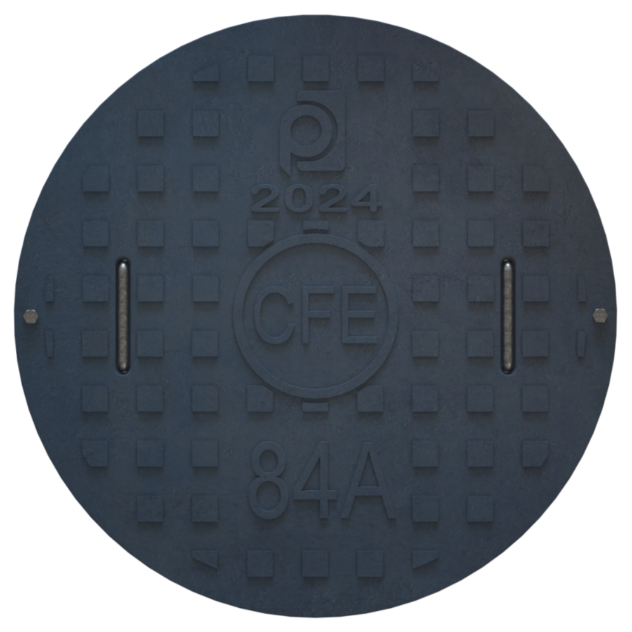 TAPA COLOR NEGRO 84-A EN CONCRETO POLIMERICO SIN AVISO – PRODUCTOS DE ...